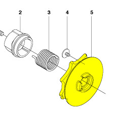 ΤΡΟΧΑΛΙΑ ΕΚΚΙΝΗΣΗΣ EASY STAR ΓΝΗΣΙΑ ΓΙΑ HUSQVARNA 136-137-141-236-240 ...